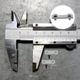10Sets Plated Silver Metal Caliper Tail Retaining Plates Compatibility ...