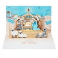 American Greetings Religious Pop Up Christmas Card, Nativity Scene (God ...