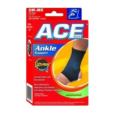 Ace Ankle Brace With Side Stabilizers One Size, Universal, Model No ...