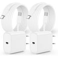 iPhone 15 Charger,20W USB C Fast Charging Block and 6ft Type C to C ...