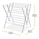 Whitmor Oversized Metal Clothes Drying Rack, Durable Epoxy Coated ...