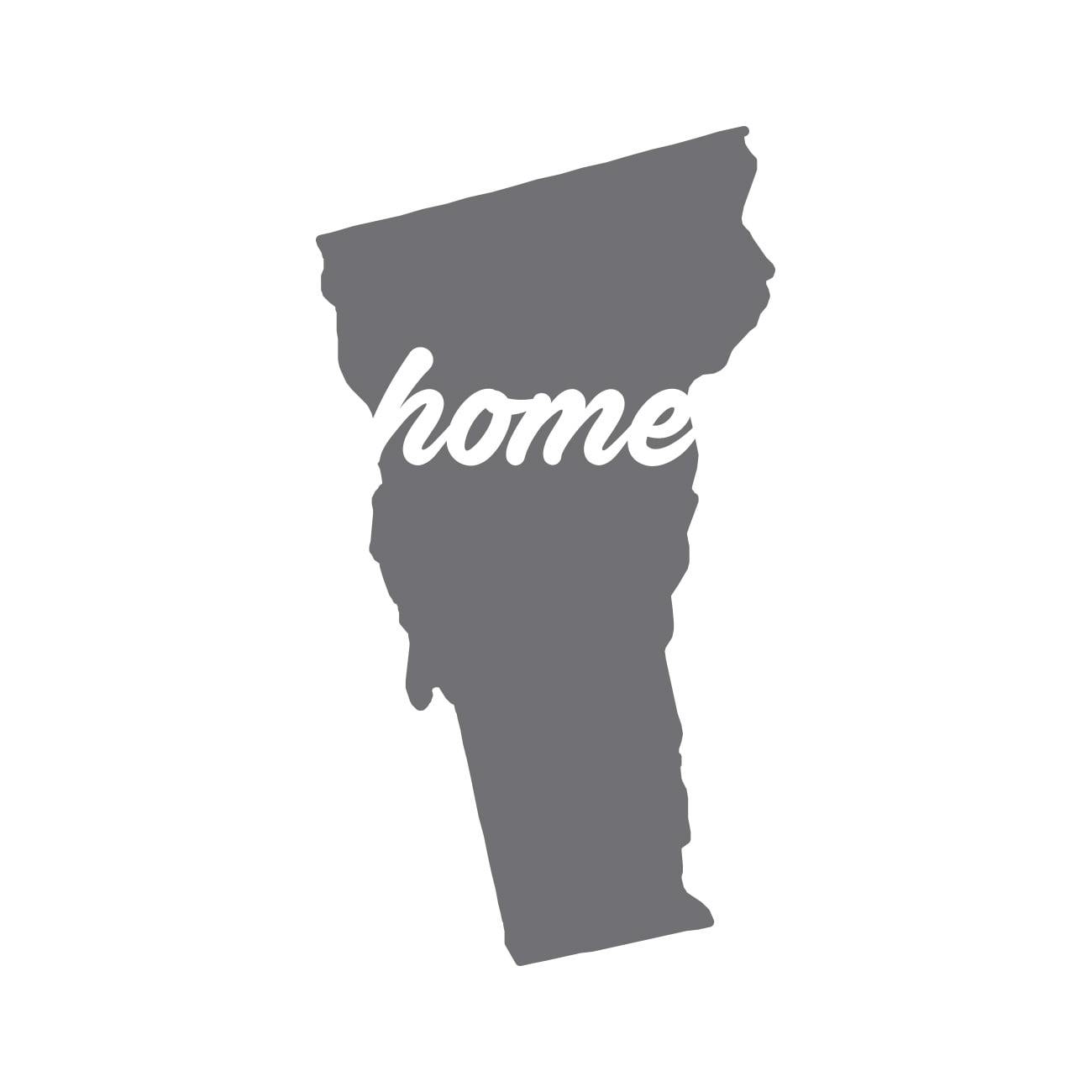 Vermont Home Sticker Decal Die Cut - Self Adhesive Vinyl - Weatherproof ...