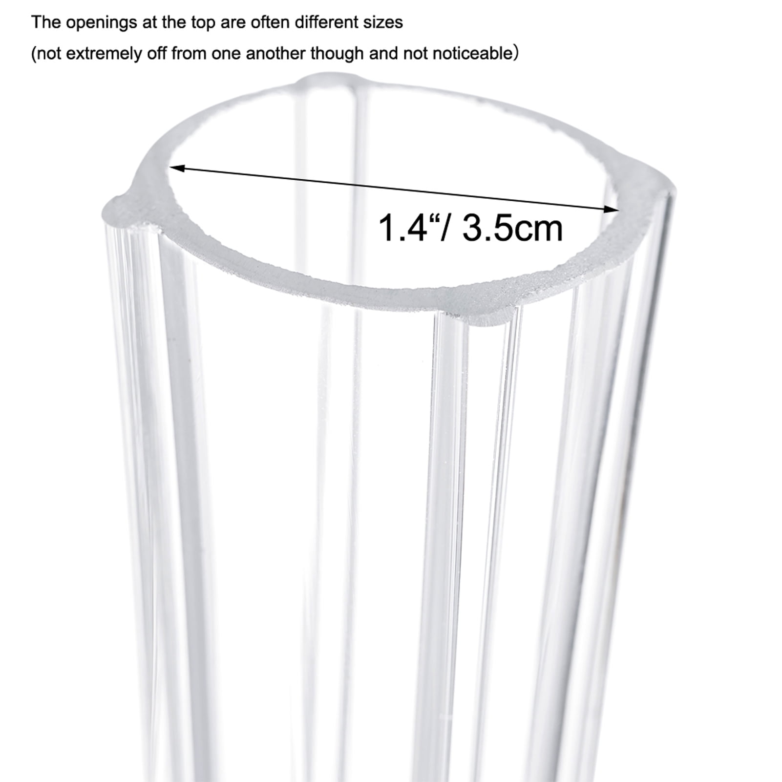 Buy Nuptio Tall Glass Vase for Centerpiece 20 inch Eiffel Tower Vases ...