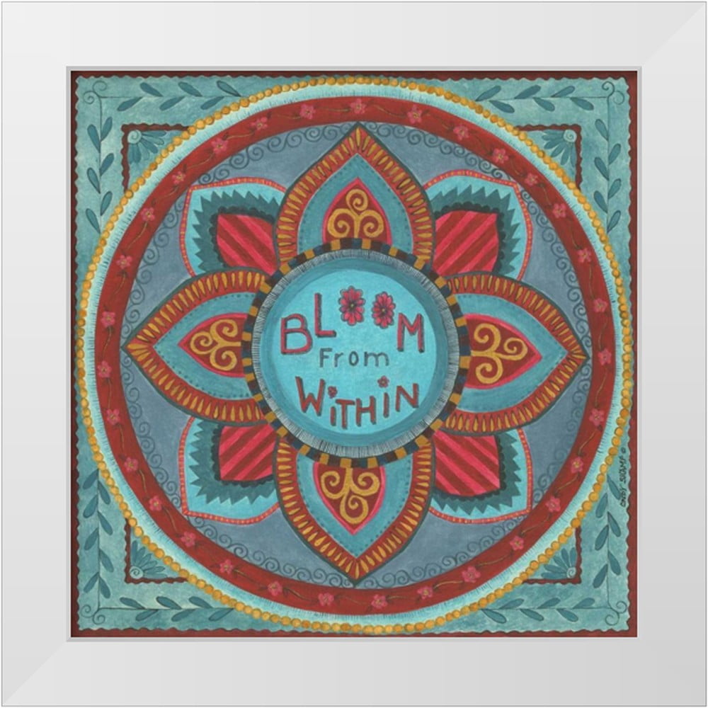 Shamp, Cindy 20x20 White Modern Wood Framed Museum Art Print Titled ...