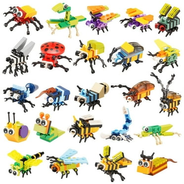 Mechanical Shark STEM Building Set,Sea Animal Toys Crossing Shark with ...