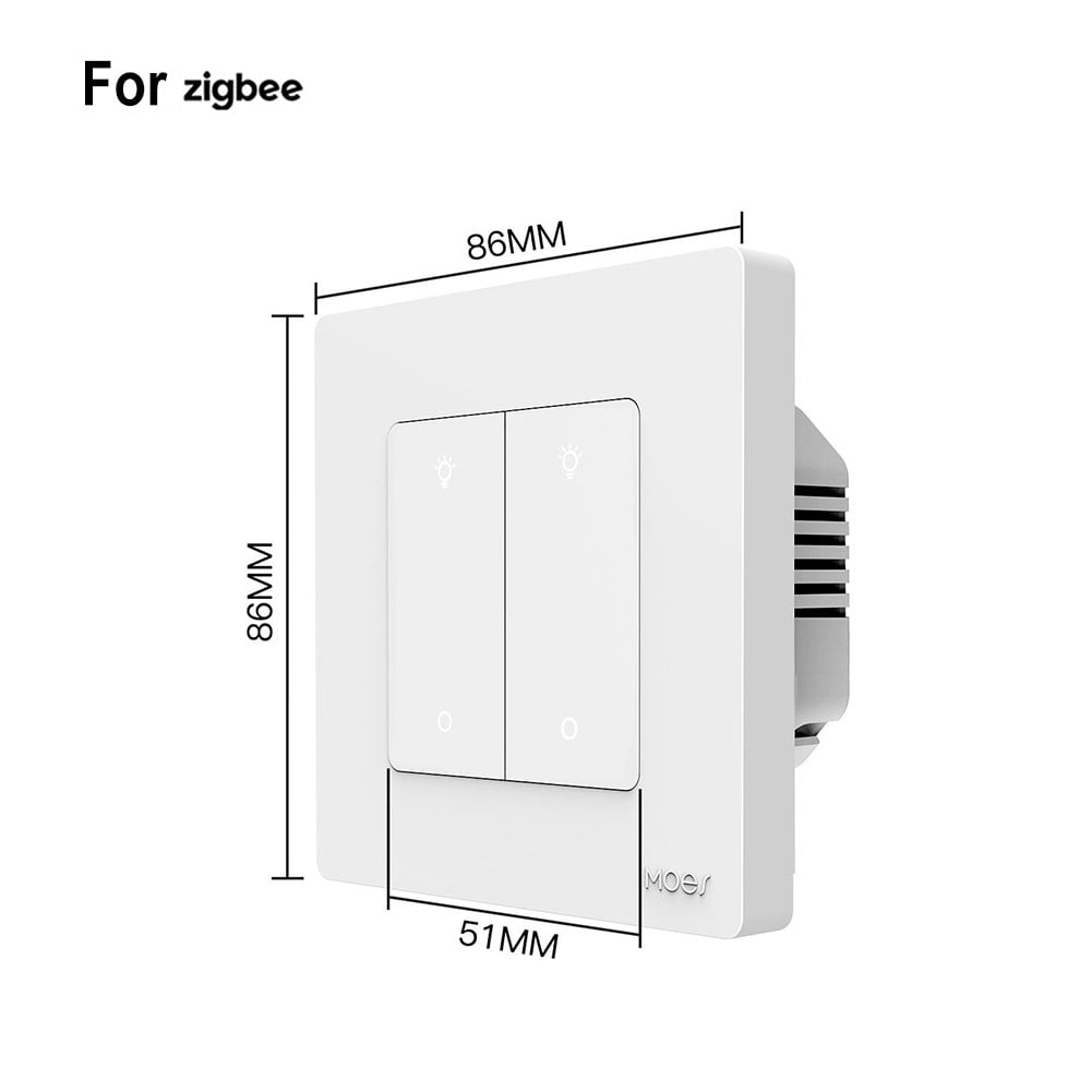 Smart Dimmer Switch for Zigbee Light Dimming APP Work Home Dimmable 1 ...