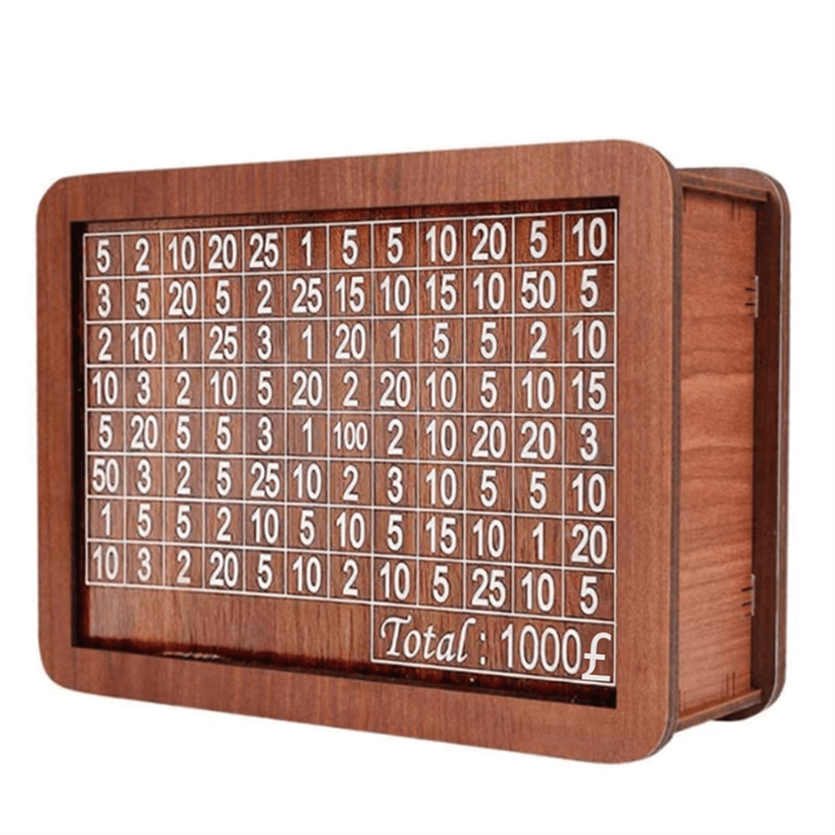 Wooden Piggy Bank for Adult Kids Money Box with Counter Reusable Money Box with Counting Target D Walmart