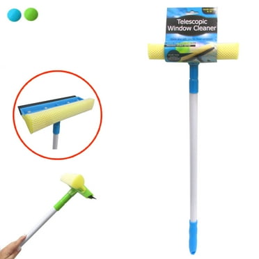 Extendable Window Cleaner Telescopic Squeegee Wiper Long Handle Washer ...