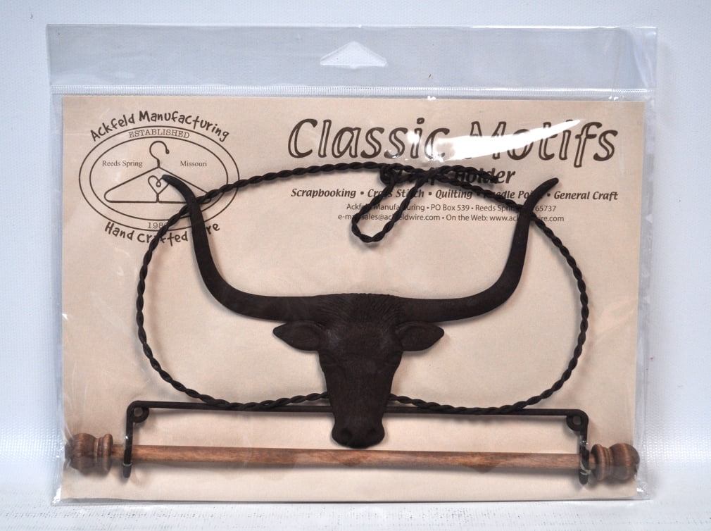 Classic Motifs 7.5 Inch Longhorn Craft Holder - Walmart.com