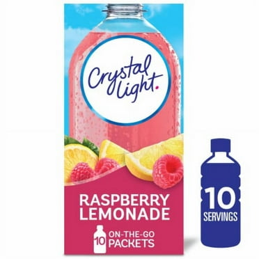 Crystal Light Raspberry Lemonade, Artificially Flavored Powdered Drink ...