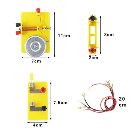 yuyomalo Kids Physics Electrical Trembler Bell Model Science Experiment ...