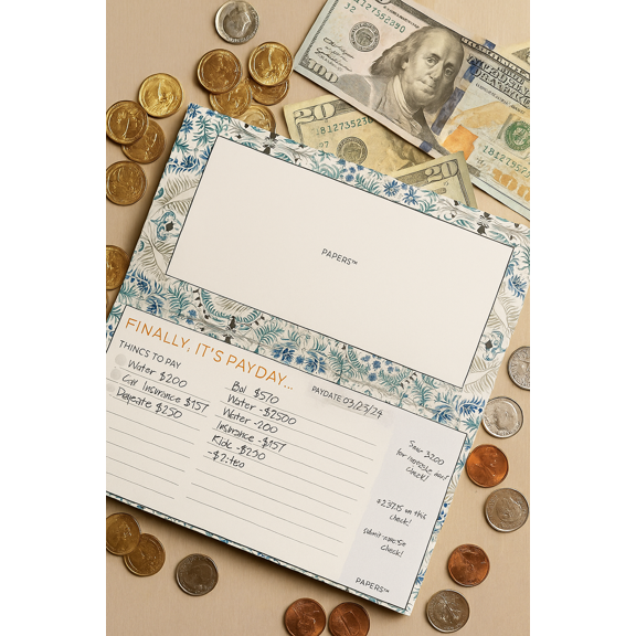 CTCMSP Pink Financial Years Budget Planner,Leather Monthly Budget Book ...