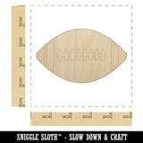 Football Sport Wood Shape Unfinished Piece Cutout Craft DIY Projects ...