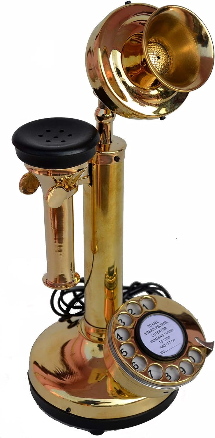 Vintage Antique Candlestick Rotary Dial Telephone/Antique Phone/Old ...