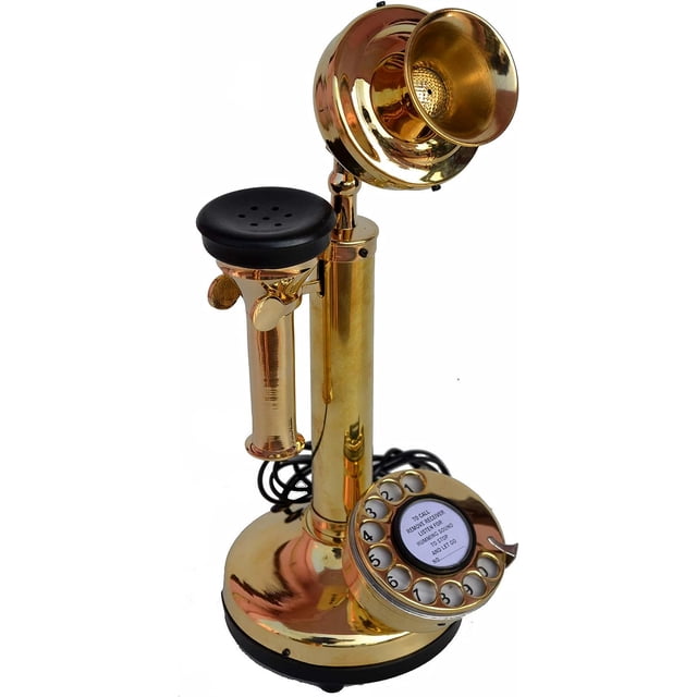 Vintage Antique Candlestick Rotary Dial Telephone/Antique Phone/Old ...