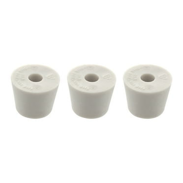 Drilled Rubber Stopper #6 (Set of 3) - Walmart.com