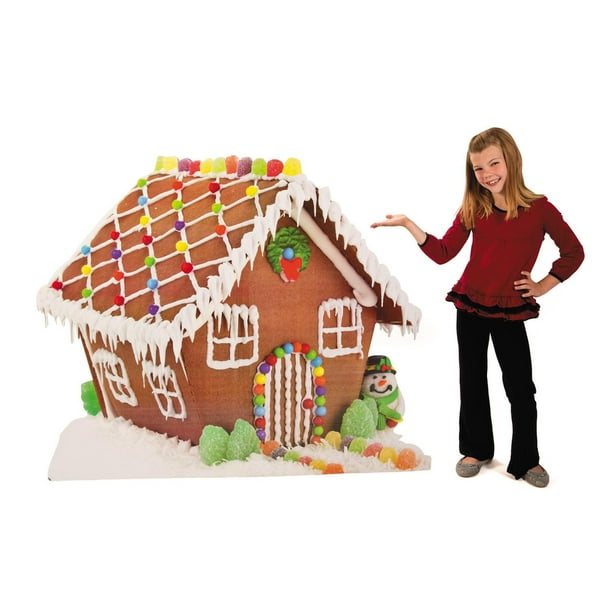 Gingerbread House Standup - Party Decor - 1 Piece - Walmart.com