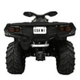 ATV / UTV Black and White License Plate Kit with Numbers and Letters ...