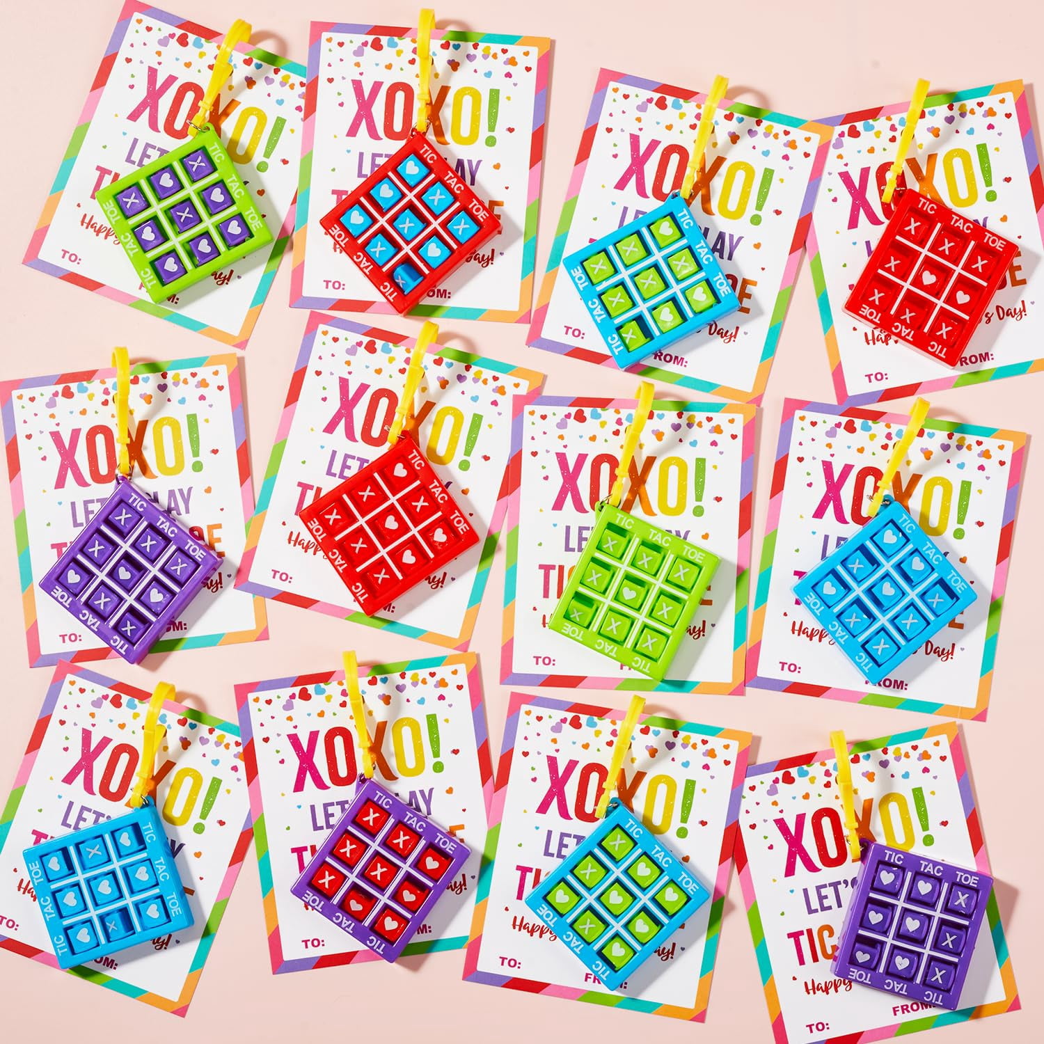 Llavero Tic Tac Toe, regalos para el día de San Valentín, para niños ...