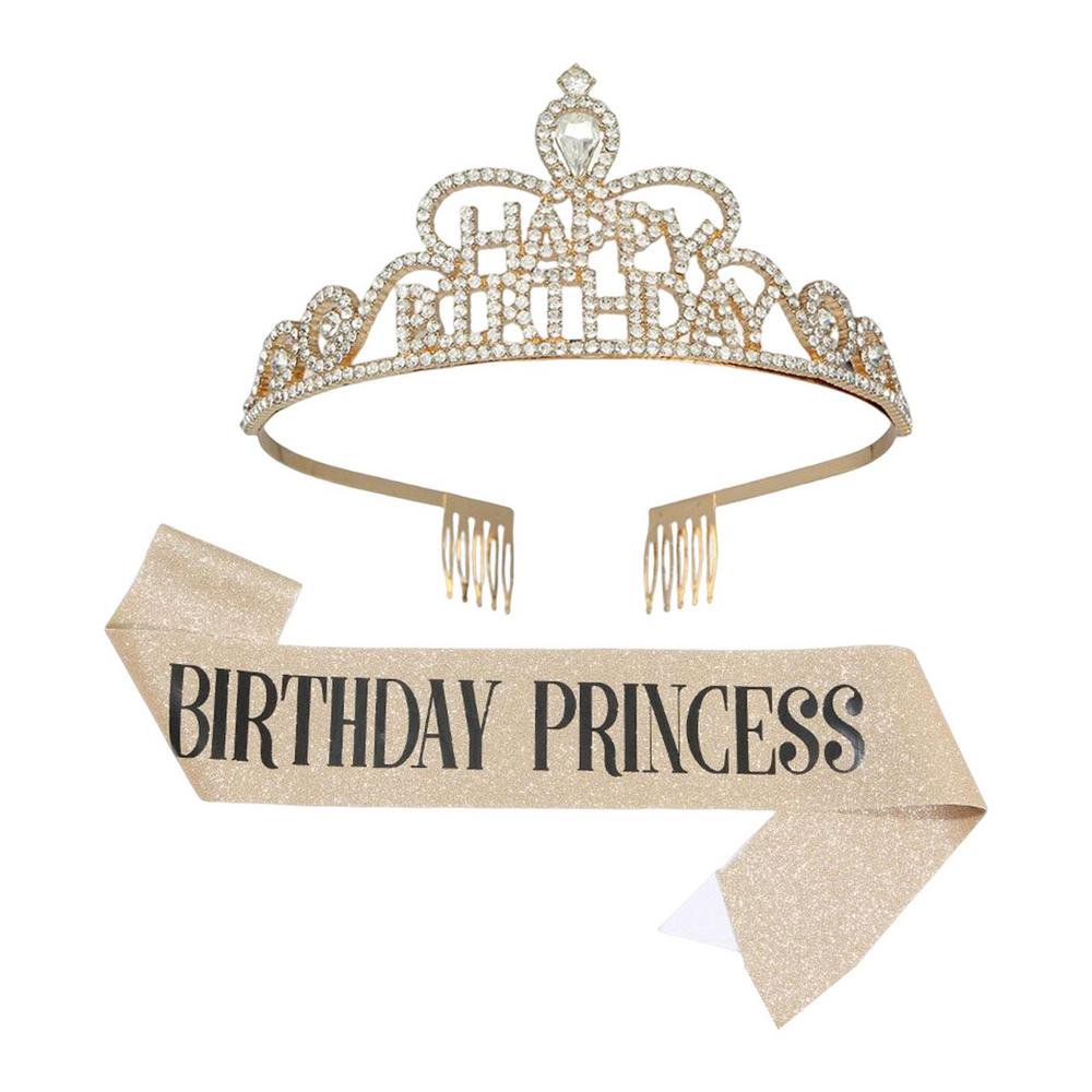 Happy Birthday Princess Crown