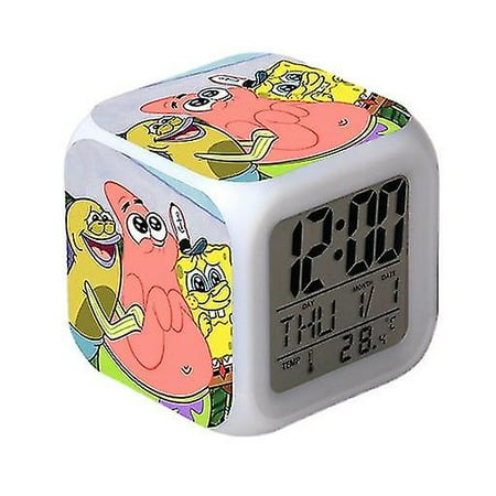 Spongebob Squarepants Alarm Clock Gift Colorful Alarm Clock Square ...