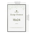 Podronale 16x24 Picture Snap Frame, Black Poster Frame for Wall ...