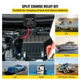 12V 140A Dual Battery Isolator Kit, 6m Auto Split Charge Relay System ...