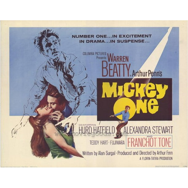 Mickey One Poster Movie Half Sheet 22 x 28 In - 56cm x 72cm Warren ...