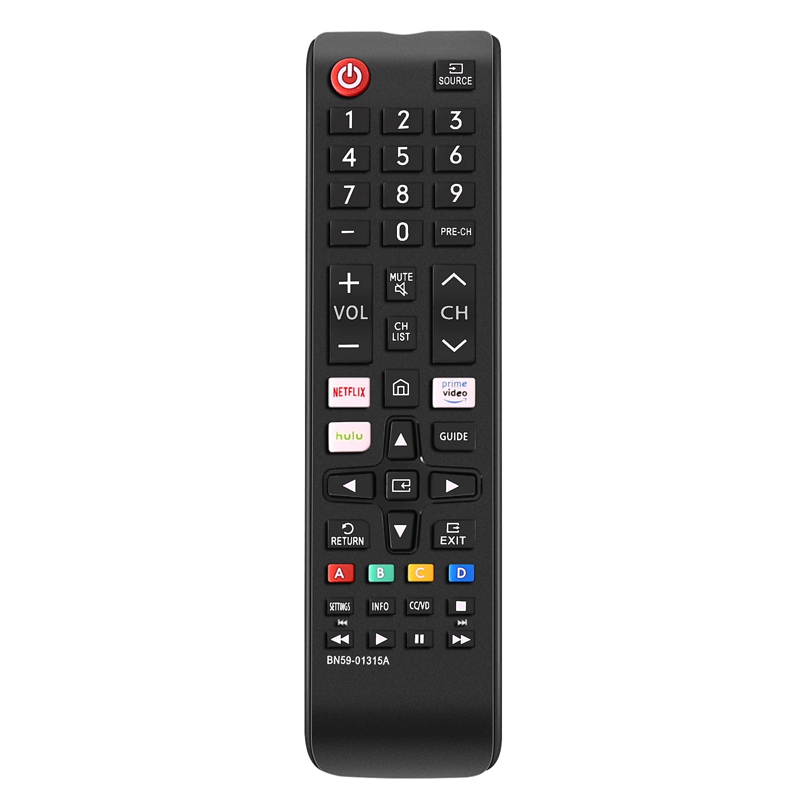 Universal for Samsung Smart TV Remote Control Replacement for All Samsung TV Series Remote with ...