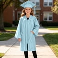 ANINEO Graduation Gown And Cap For Kids Girls Doctoral Robe With ...