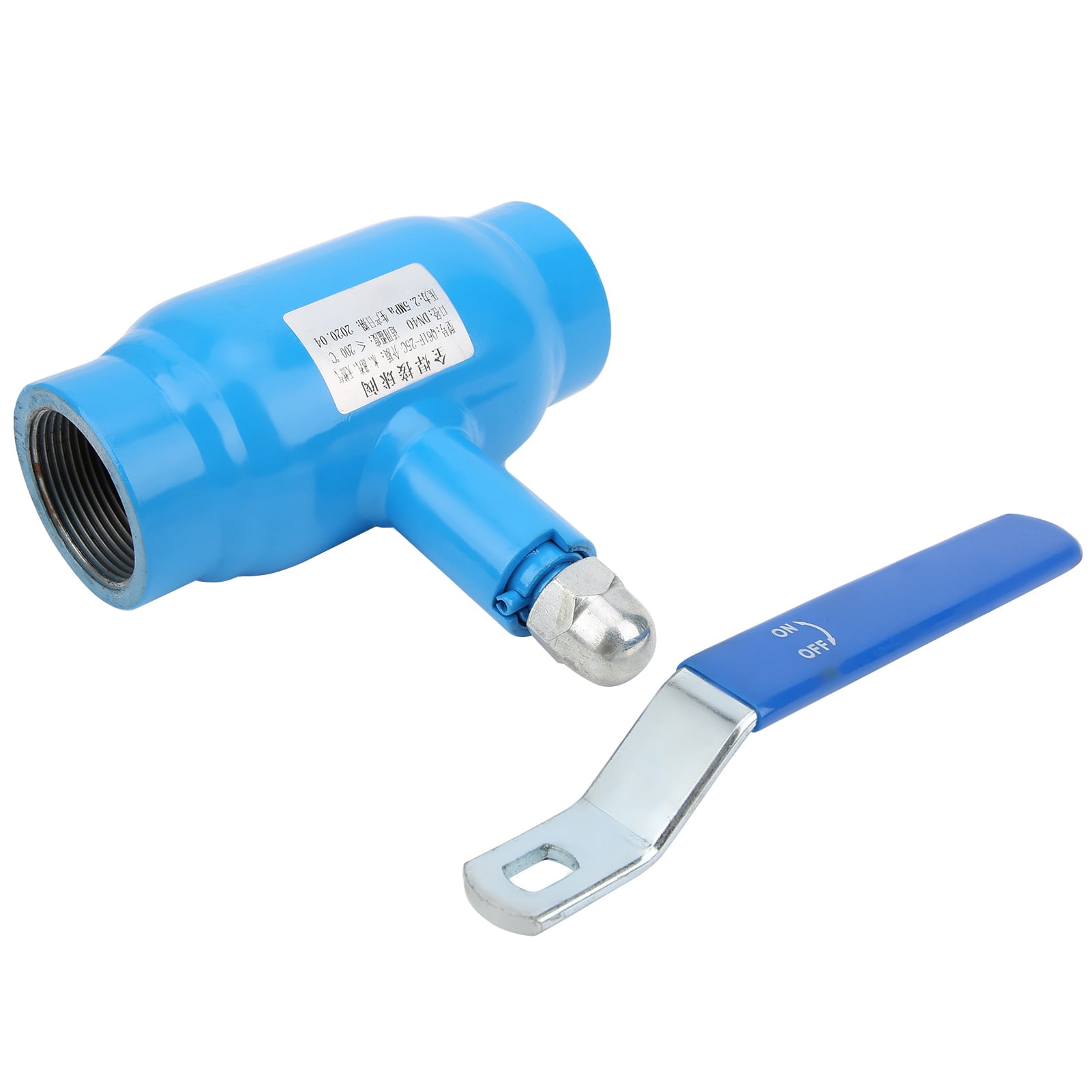 Válvula de bola soldada, válvula de rosca Q61F‑25C‑DN40 Válvula de bola G1 con manija Válvula ...