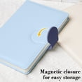 A5 Notebook with Contrasting Color Cover and Magnetic Buckle, Elegant ...