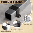 shiyou-1.5"x1.5" Square Tube Strap Clamp | U shaped metal bracket ...