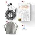 7829 Universal Type C Corded Headphones 3 Button Control Compatible ...