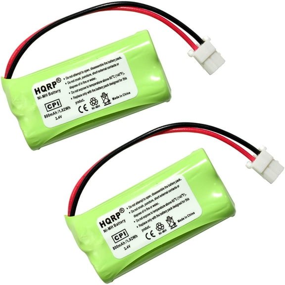 Baobian Cordless Phone Battery 2.4V 400mAh Ni-Mh Pack Compatible with ...