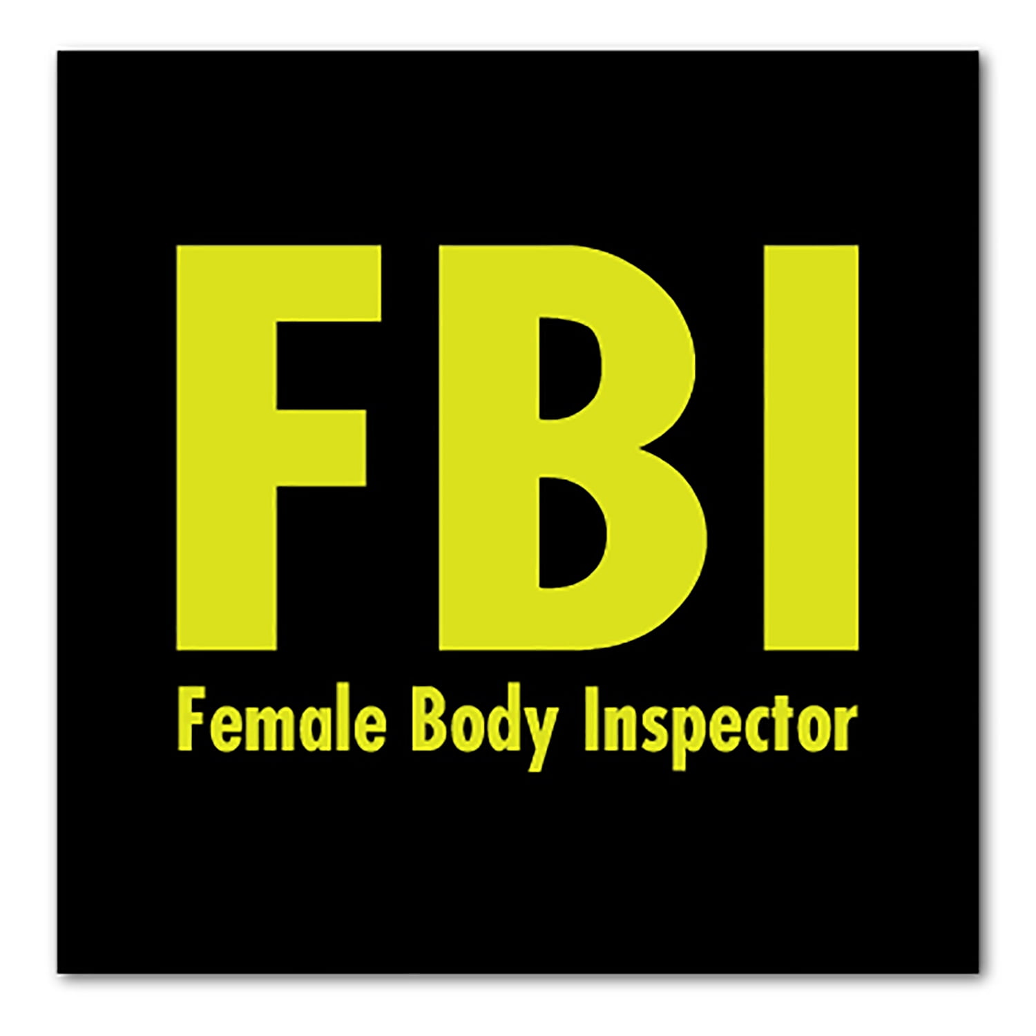 DistinctInk Custom Bumper Sticker - 4" x 4" Decorative Decal - Black ...