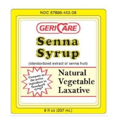 MCK84482700 - Geri-care Laxative Senna Syrup Liquid 8.8 mg Strength ...