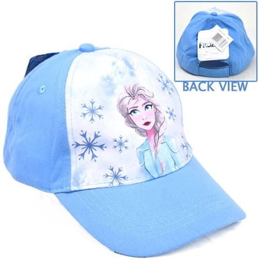 Disney Girls' Frozen Baseball Cap - Princess Elsa and Anna Curved Brim ...