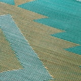 FH Home Indoor-Outdoor Rug (3x5 ft) - Weather Resistant, Reversible, UV ...