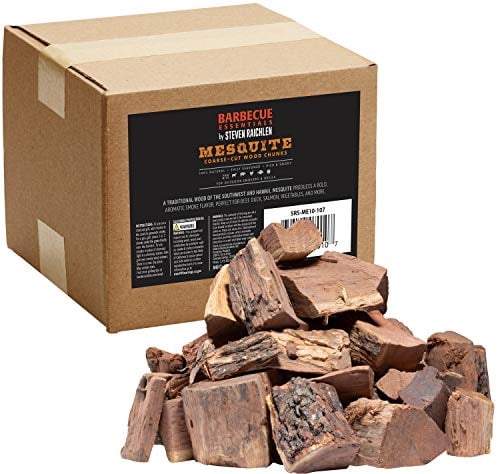 Smoking Wood Chunks (Mesquite) - 10 Pound Box Kiln Dried BBQ Large Cut ...