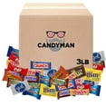 CANDYMAN Chocolate Candy Variety Pack, Fun Size Individually Wrapped ...