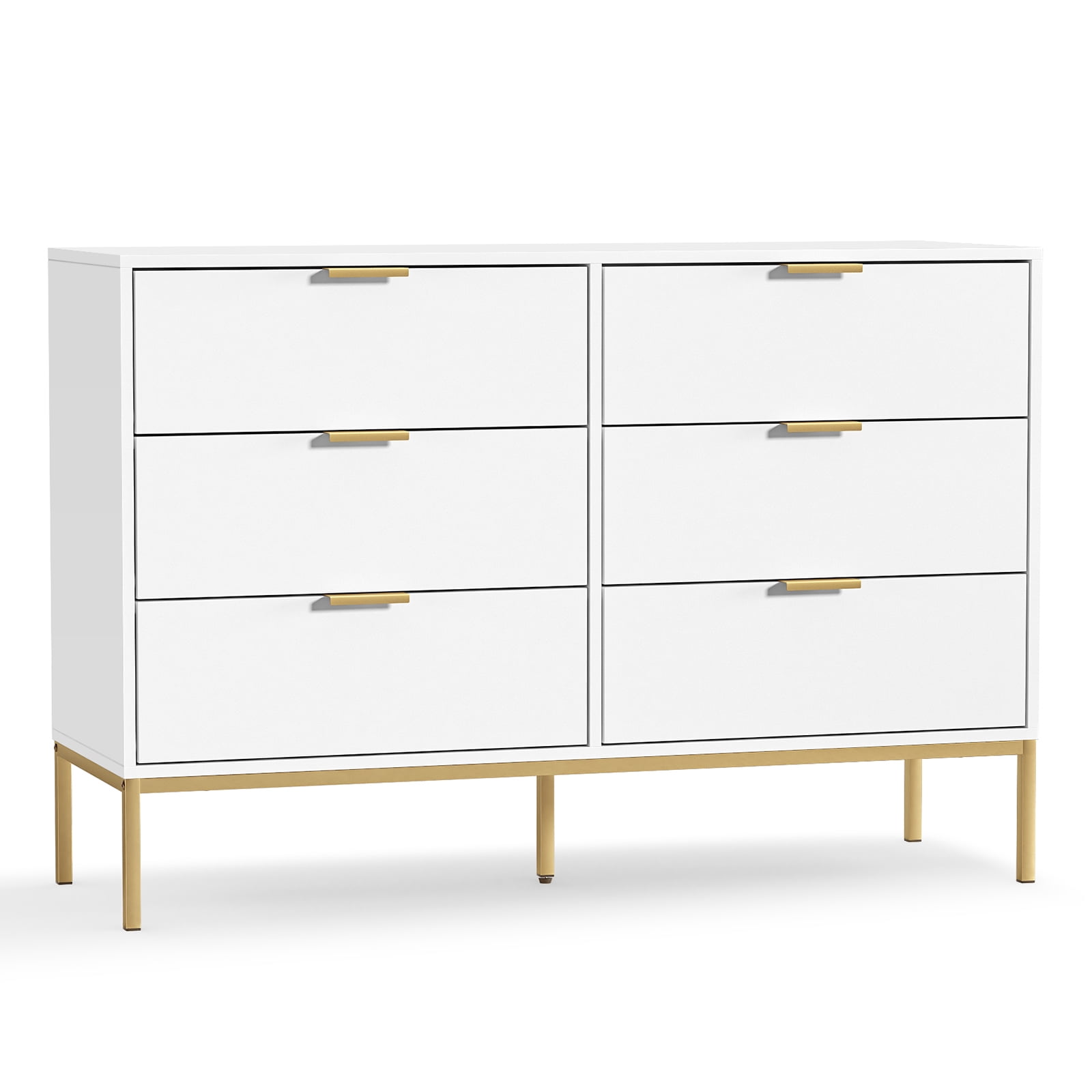 Click here for Eumyviv Modern Chest Of Drawers With Gold Handles... prices