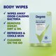 Degree Maximum Recovery Body Wipes Eucalyptus Extract, 1 Box, 10 Count ...