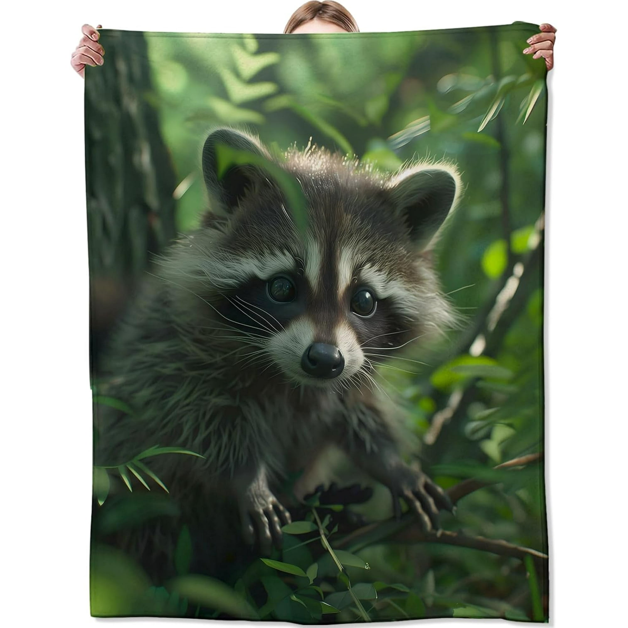 Click here for Walfour Raccoon Blanket Gifts For Adult Kids  Racc... prices
