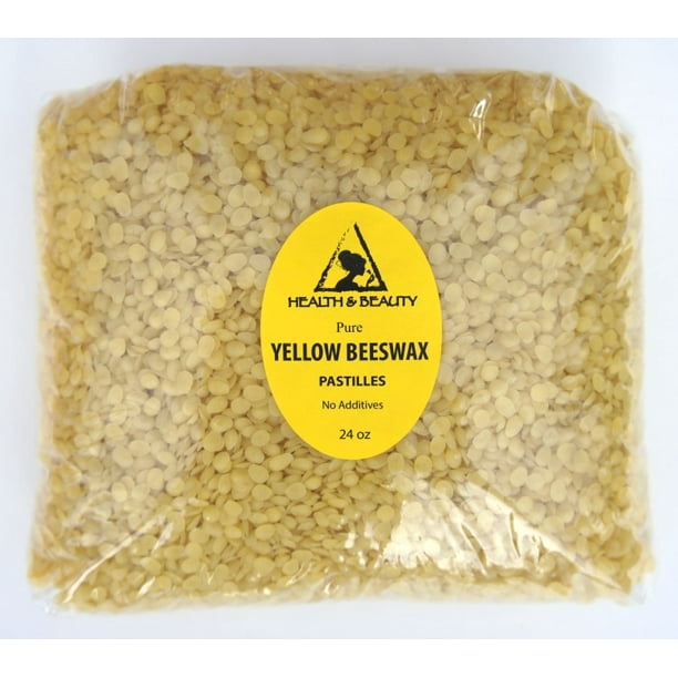 Yellow beeswax bees wax organic pastilles beards premium 100% pure 24 ...