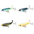 Whopper Popper Topwater Fishing Lure Artificial Hard Bait 3D Eyes ...