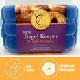 Bagel Fresh Bagel Storage Containers with Lids, Airtight, Reusable ...