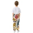 BZSMCE Leopard Print Wild Animal Print Elastic Waist Jogger Pants ...