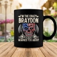 Braydon Name Gift Im The Crazy Braydon Coffee Mugs - Walmart.com