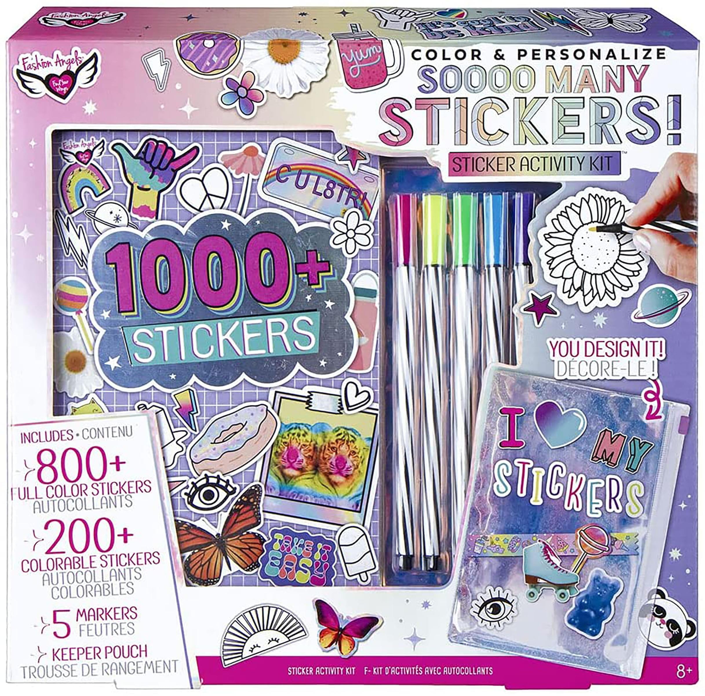 Fashion Angels Soooo Many Stickers! Design Set - Walmart.com